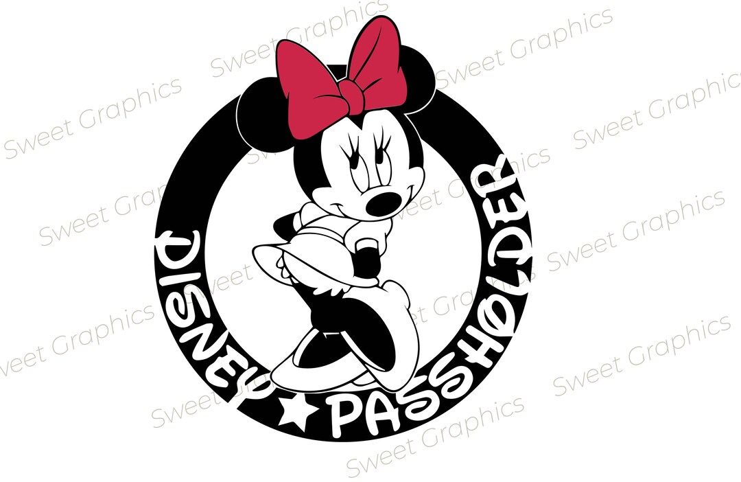 Minnie Passholder Svg - Etsy