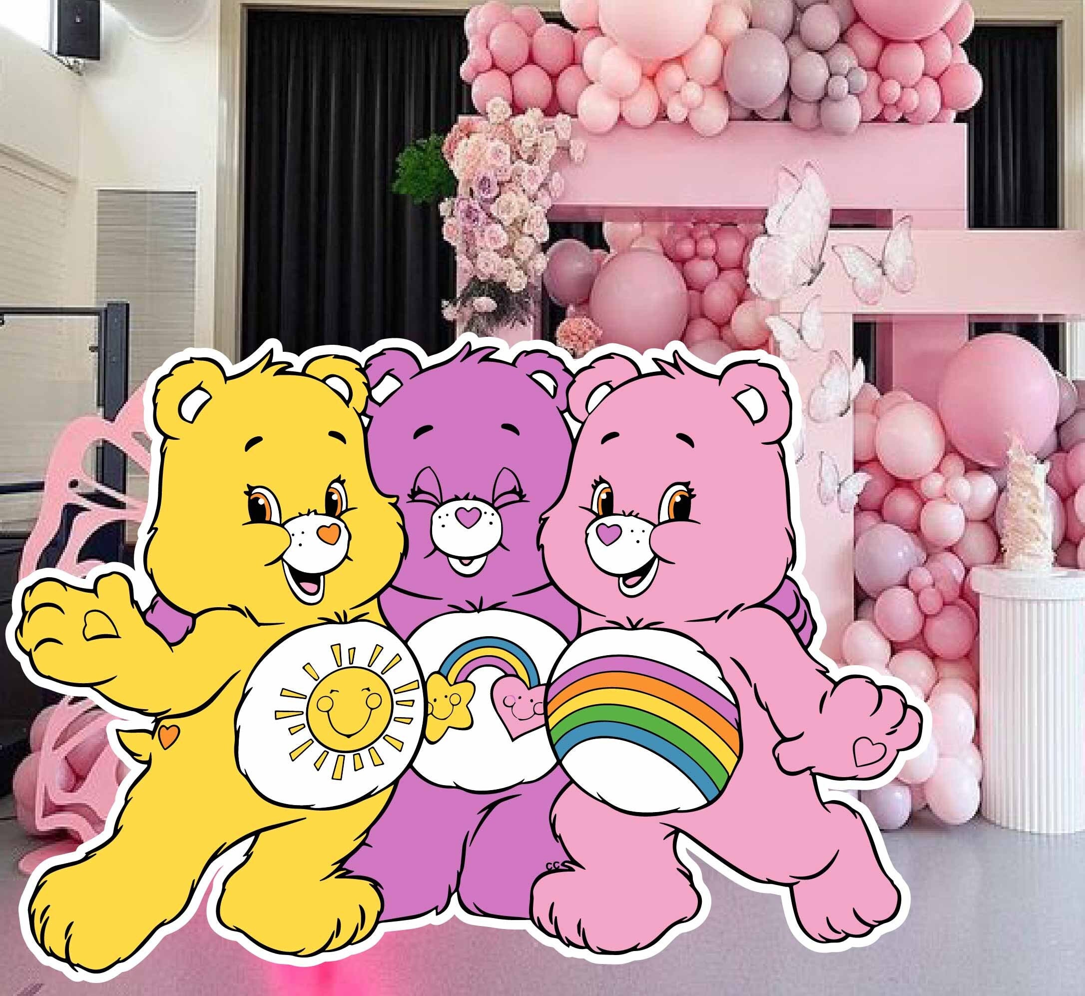 Care Bear Cheer Big Decor Cutout, Vector File That is Scalable to Any ...
