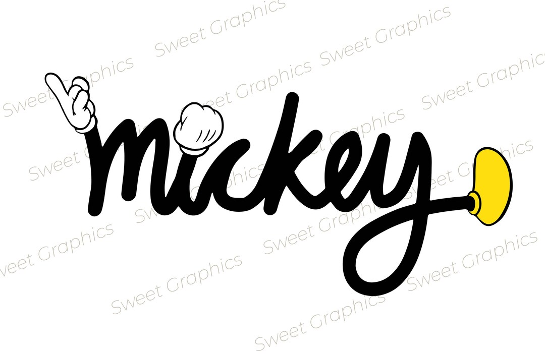 Mickey Svg - Etsy