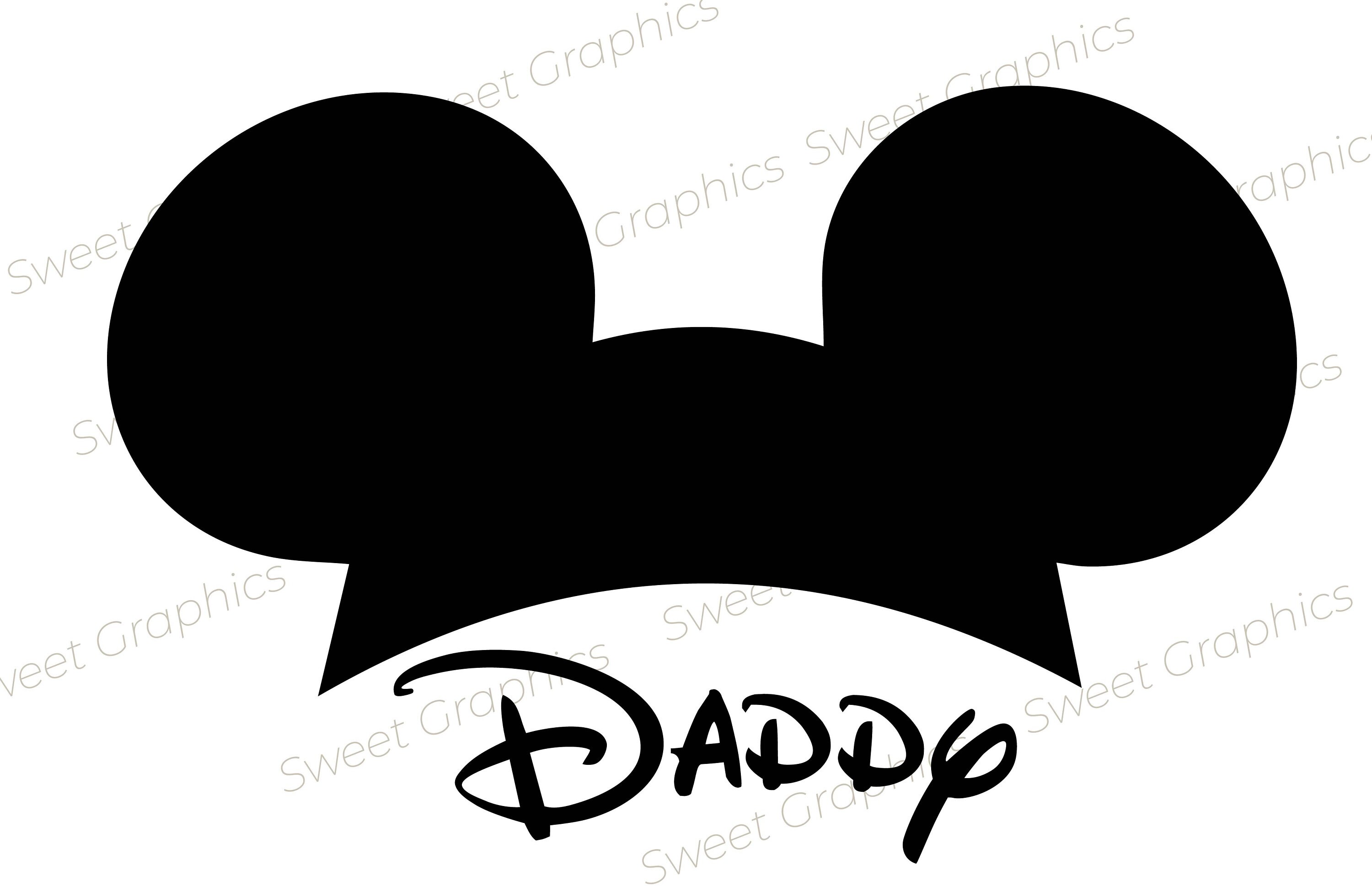 Mickey Daddy Svg - Etsy