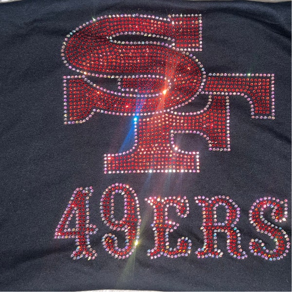 49ers Rhinestone - Etsy