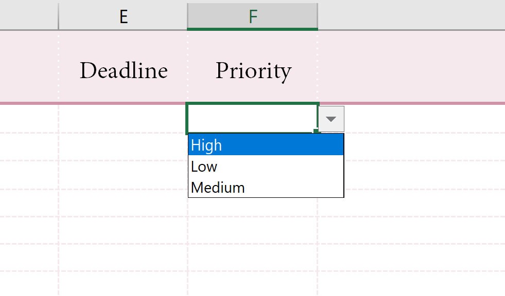 Excel Template - to Do List With Prioritisation and Automatic Summary ...