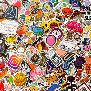 Assorted Sticker SURPRISE GRAB BAG Assorted Sticker Pack All New ...