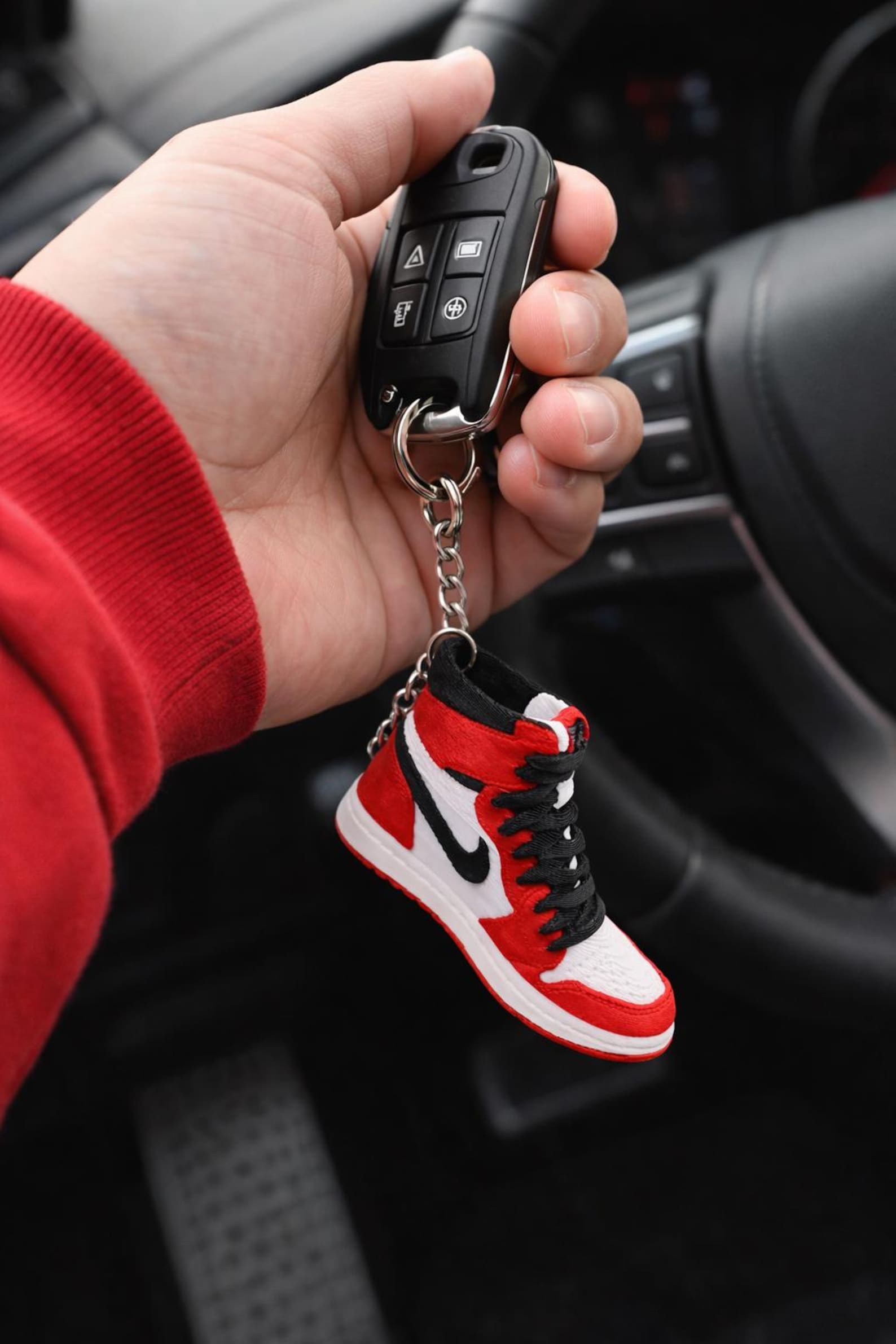 3D Printed Mini Sneaker Keychain | Athletic Shoe Charm for Bags, Keys ...