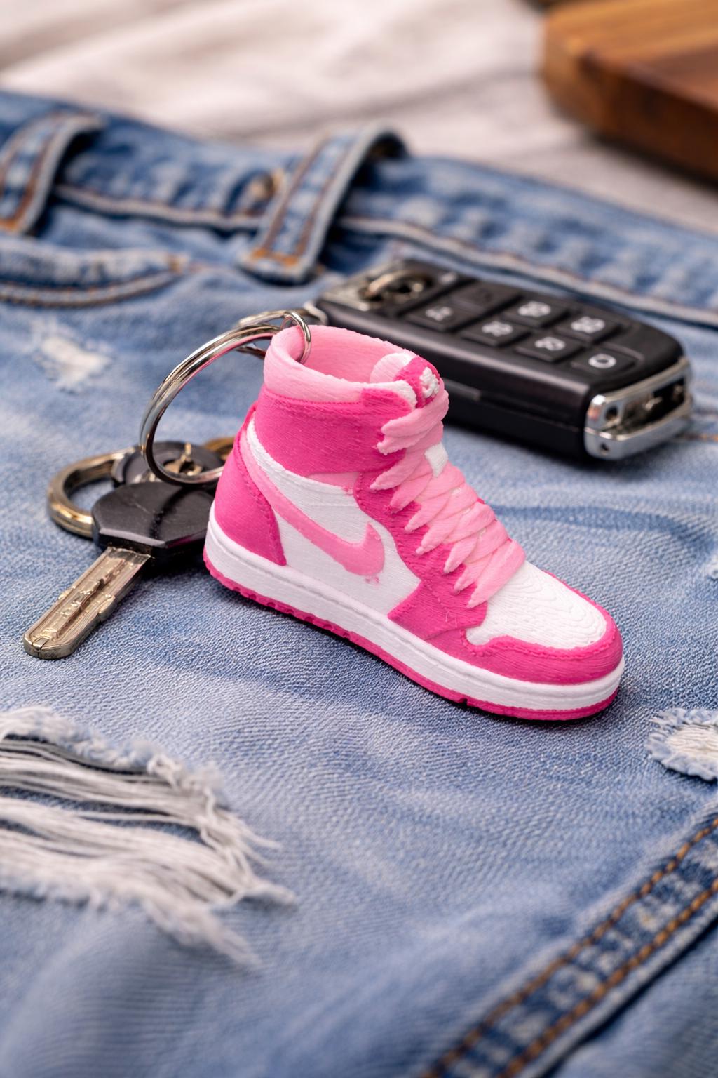 3D Printed Mini Sneaker Keychain | Athletic Shoe Charm for Bags, Keys ...