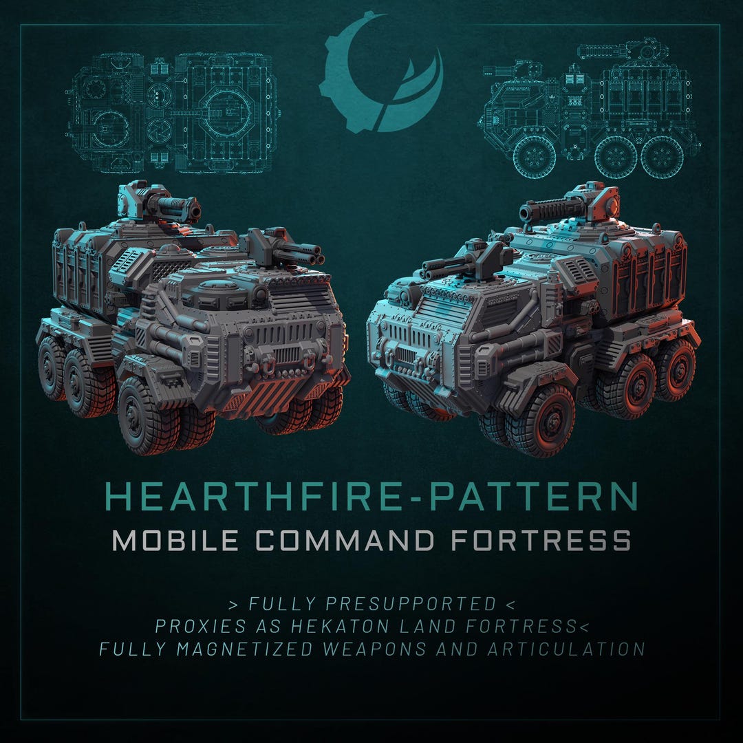 Hearthfire Mobile Command Fortress maelstrom Designworks - Etsy