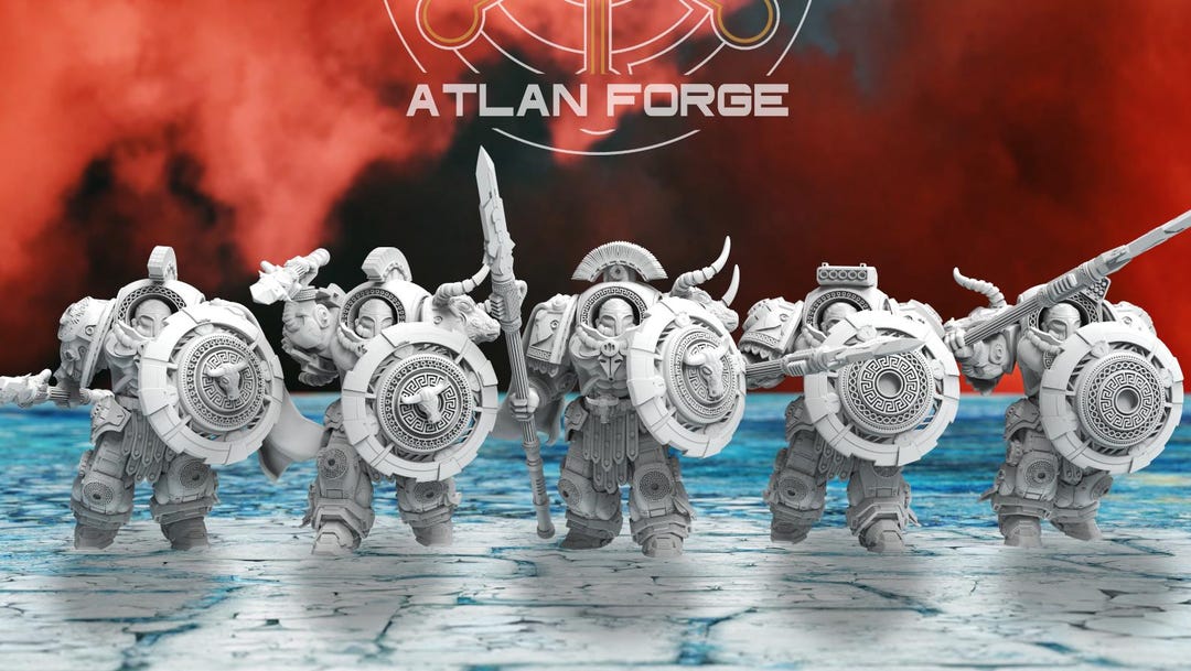 Assault Myrmidons [atlan Forge] (minoan Knights) - Etsy