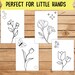 Simple Flower Coloring Pages for Kids , 20 Flower Coloring Sheets ...