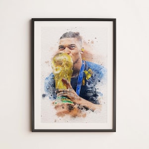 Kylian Mbappe Poster: Stunning Digital Art for Football Enthusiasts ...