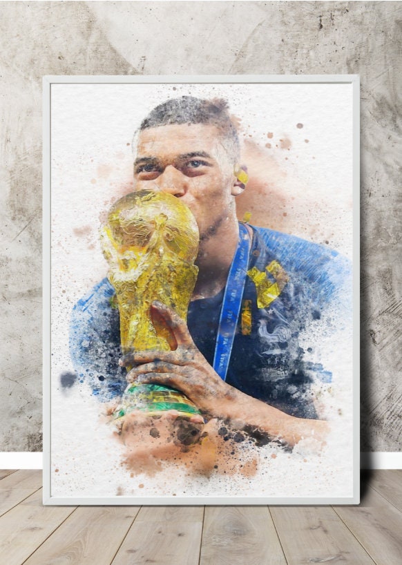 Kylian Mbappe Poster: Stunning Digital Art for Football Enthusiasts ...