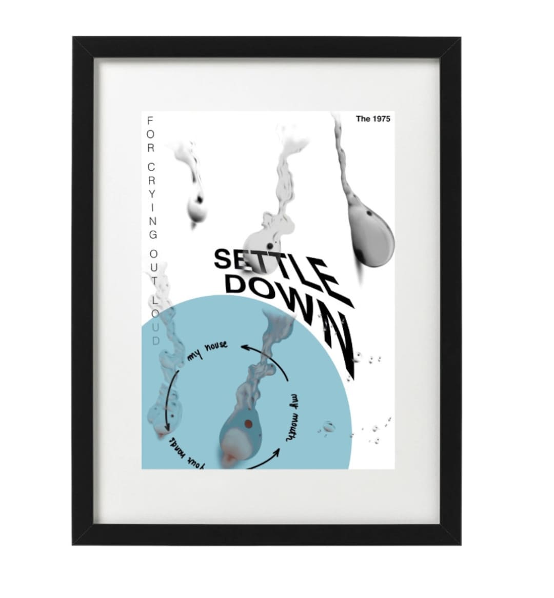 Settle Down the 1975 Poster / Wall Art / Digital Print - Etsy
