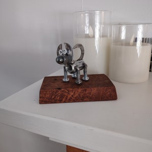 Metal Dog! Husky Pup! Personalized !! Metal Welded Sculpture Nuts and ...