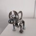 Metal Dog! Husky Pup! Personalized !! Metal Welded Sculpture Nuts and ...