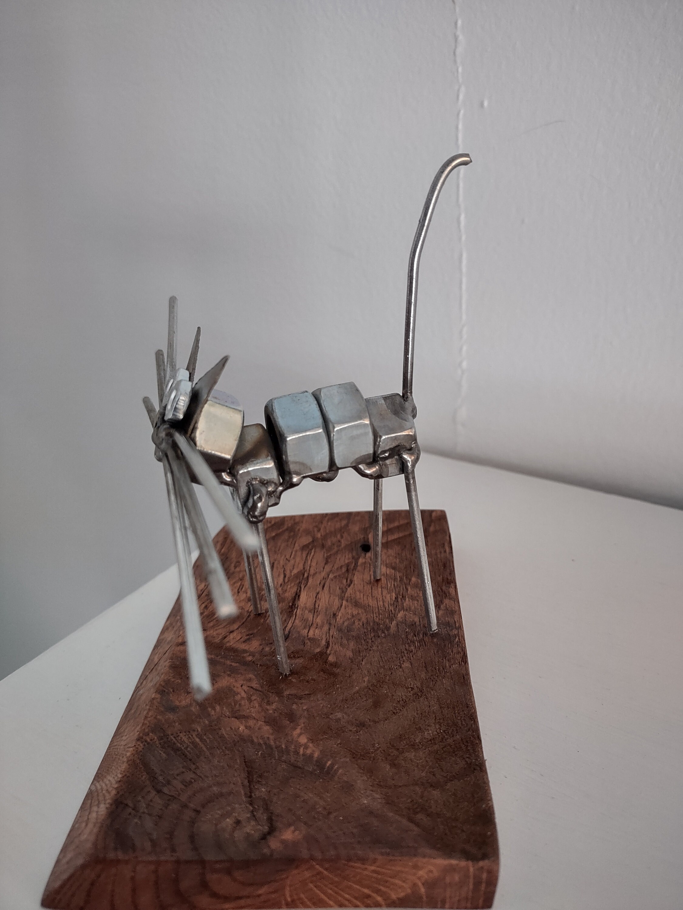 Metal Cat With Display Personalizedmeow Nuts and Bolts, Cat Screws and ...