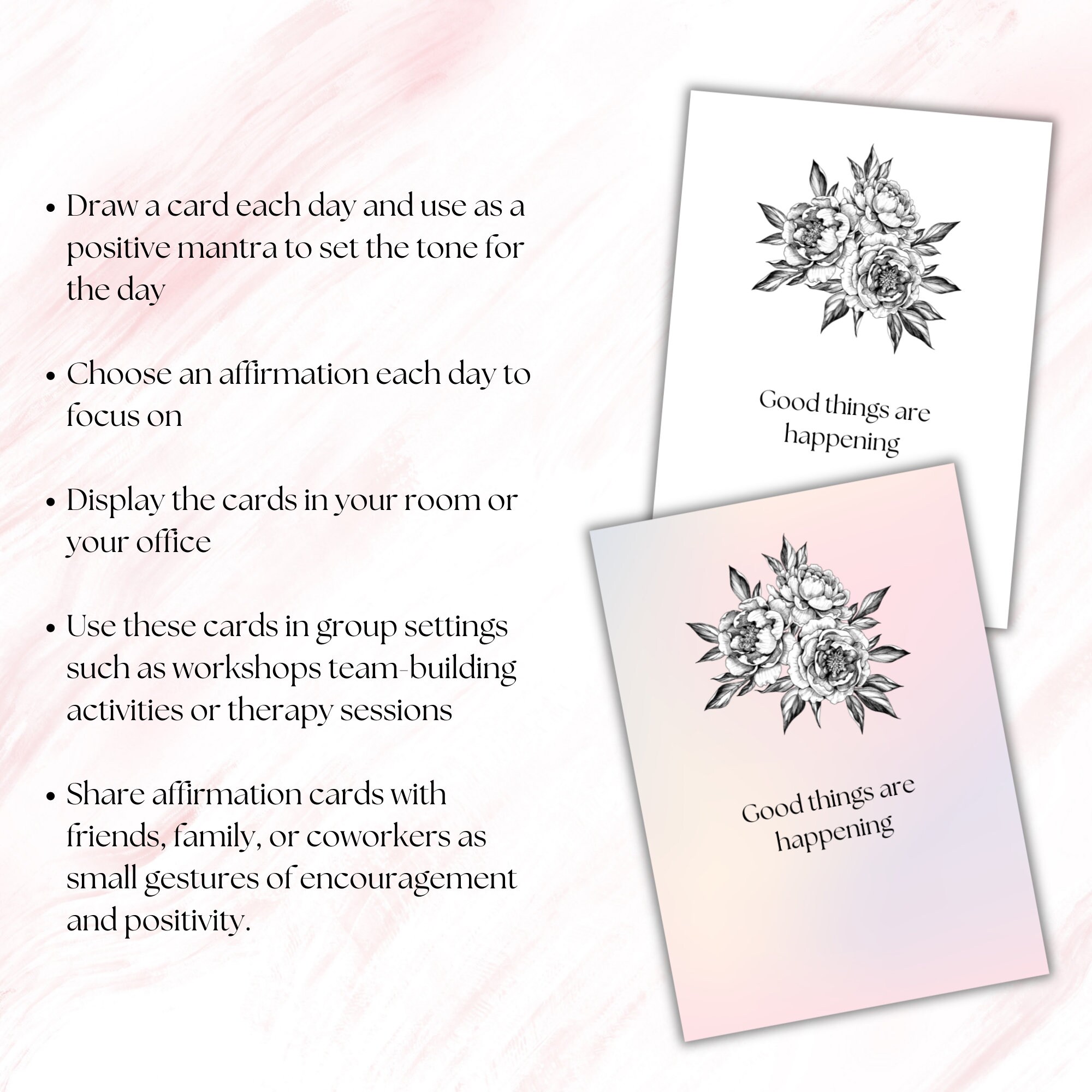 Self Care Affirmation Card Coloured Art Print Self Love Printable ...