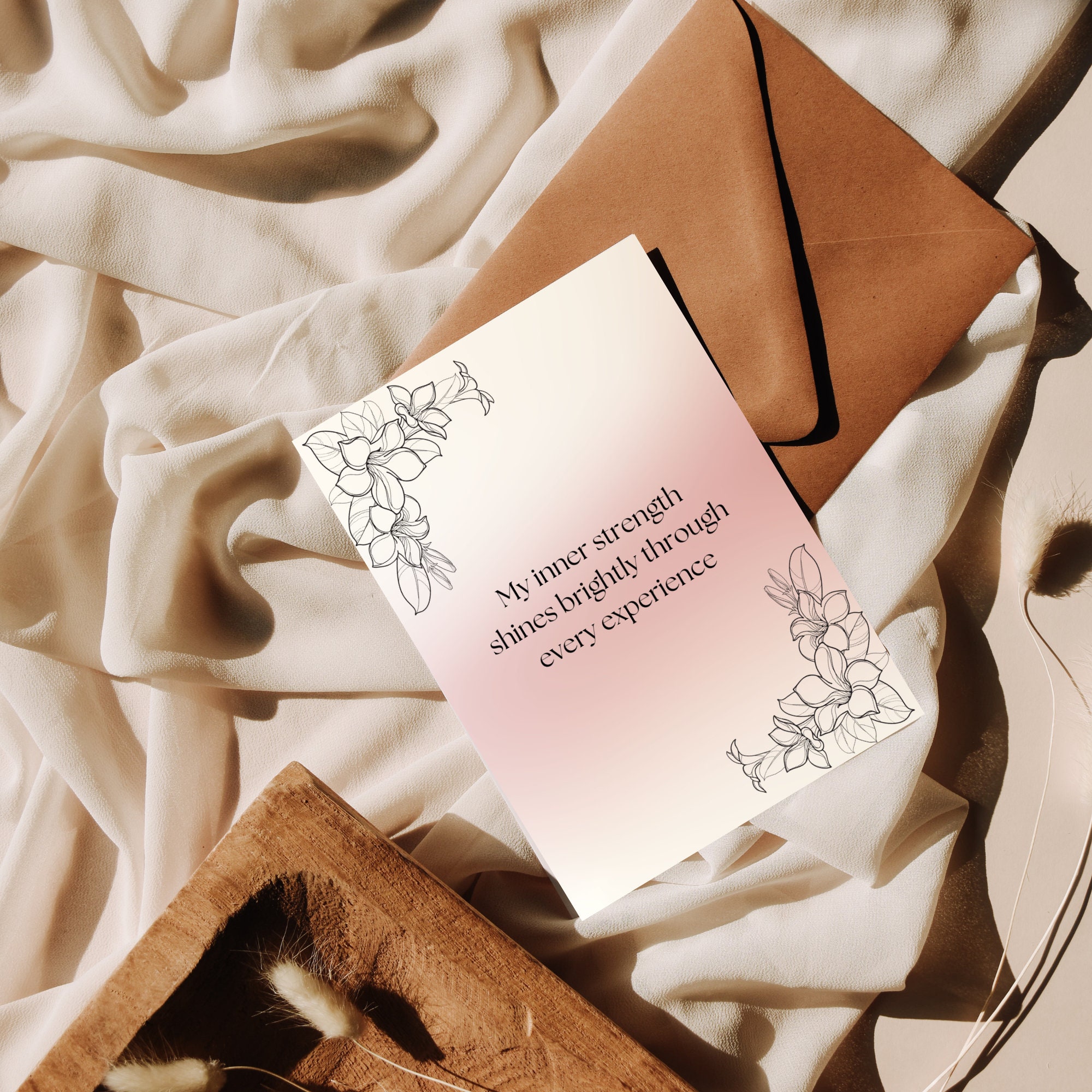 Self Care Affirmation Card Coloured Art Print Self Love Printable ...