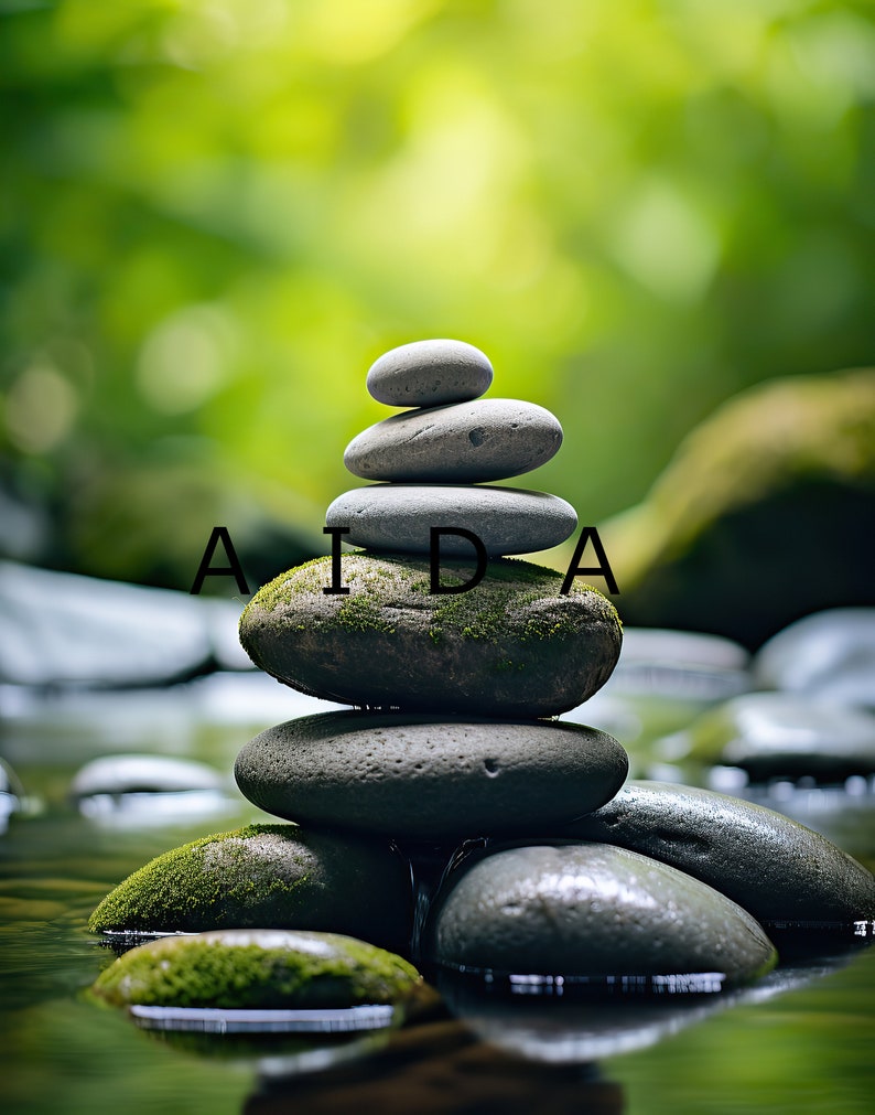 Meditation Rocks, Photographs, Instant Gifts, AI Artwork, Wall Art ...