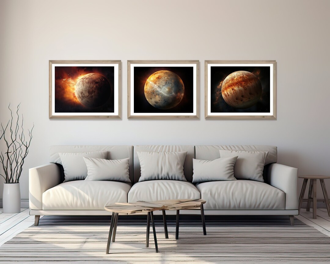 Planets of Another Galexy, Gifts, Wall Decor, Office Artwork, AI Art ...