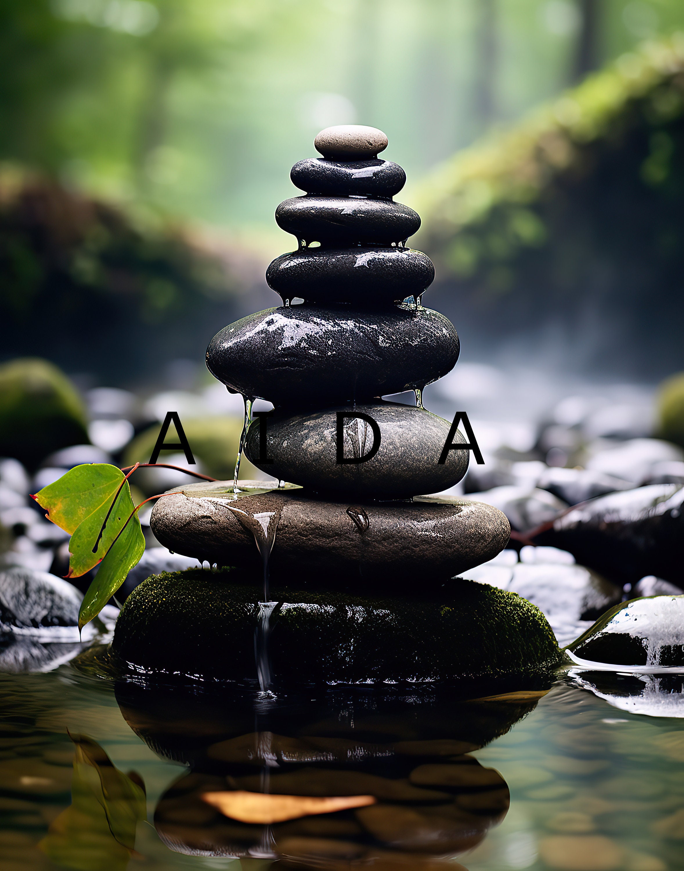 Meditation Rocks, Photographs, Instant Gifts, AI Artwork, Wall Art ...