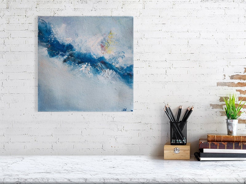 Blue Mountains Abstract Art Print Limited Prints of Oil Painting - Etsy