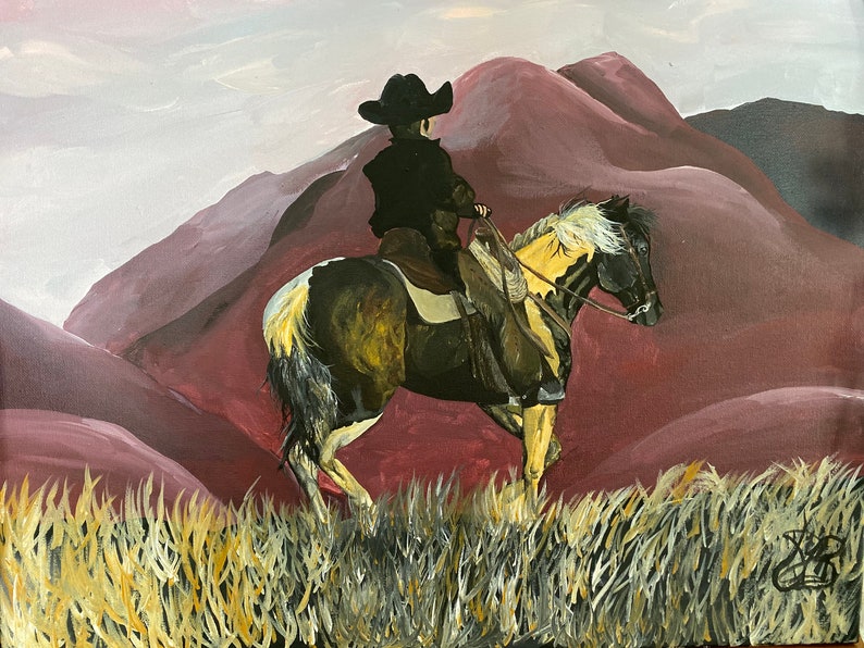 Cowboy Art - Etsy