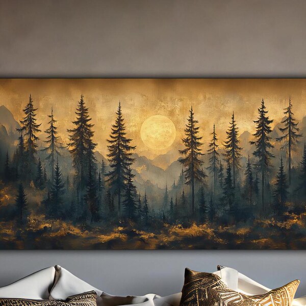 Full Moon Painting - Etsy