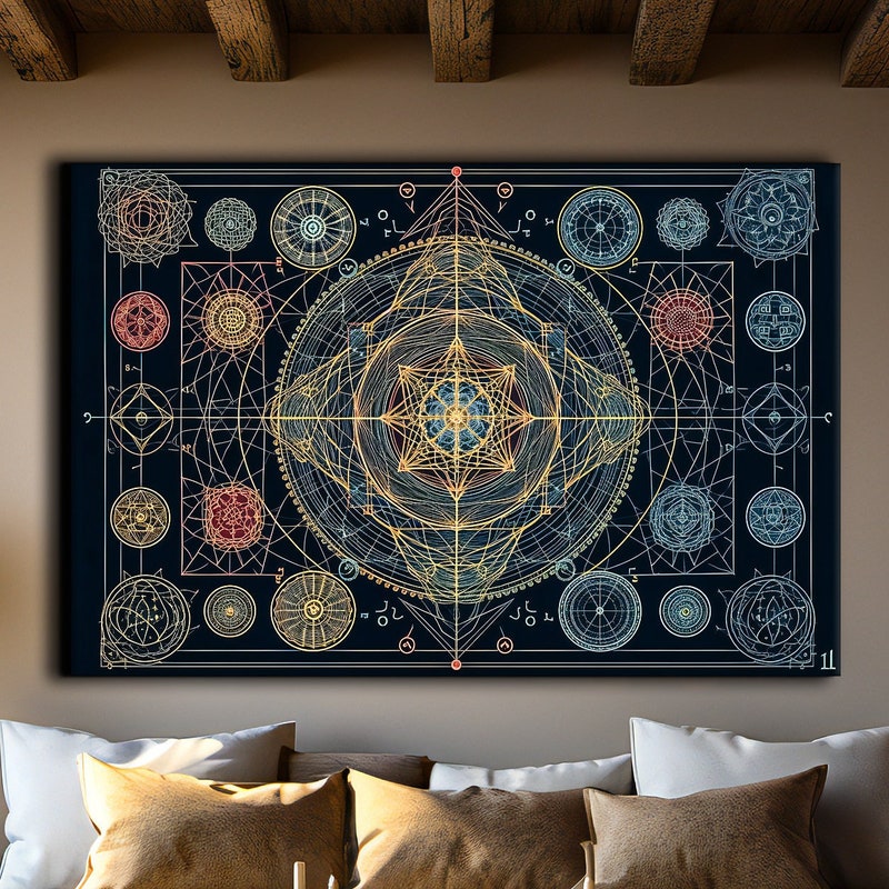 Sacred Geometry Art - Etsy Canada