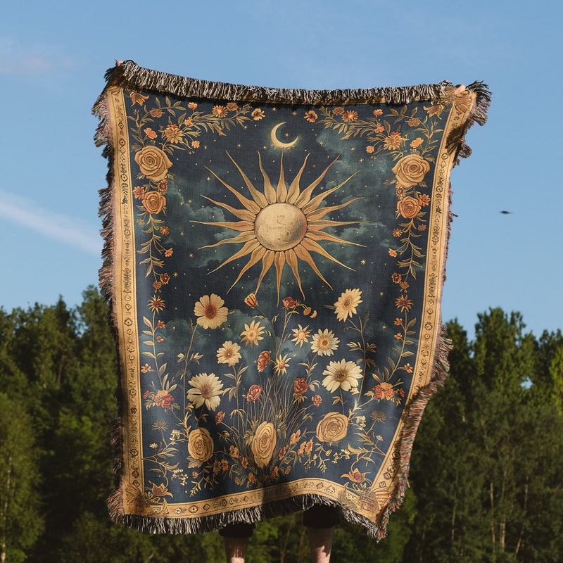 Sun and Moon Tapestry - Etsy