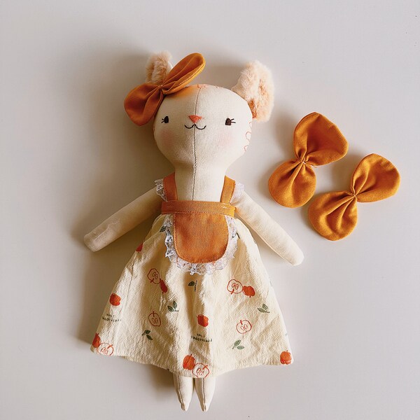 Cat Doll Handmade With Clothes - Etsy