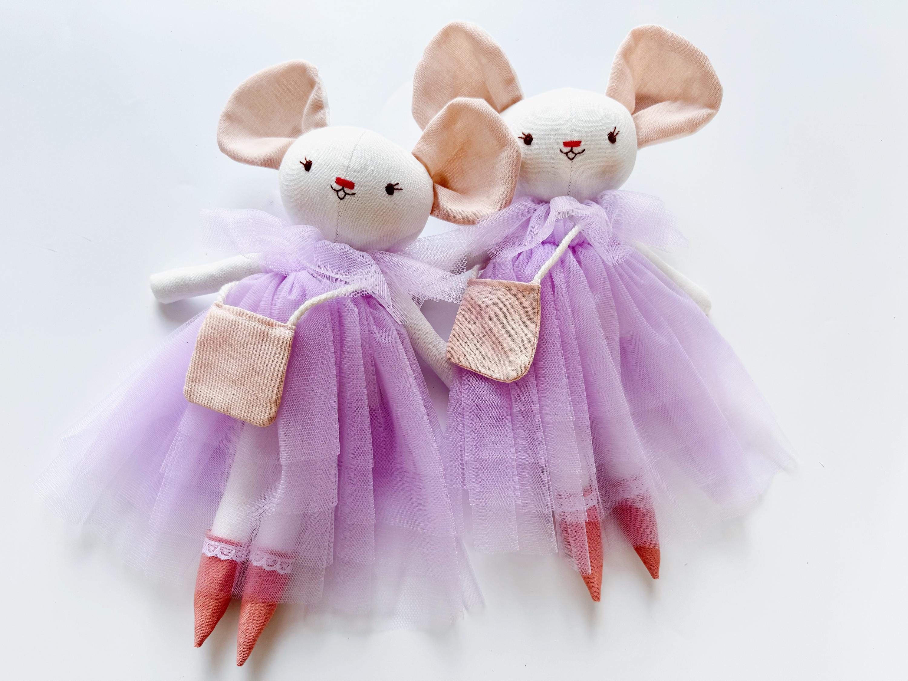 Fabric Rat Doll Mouse Doll Baby Soft Princess Rat Doll, Stuffed ...