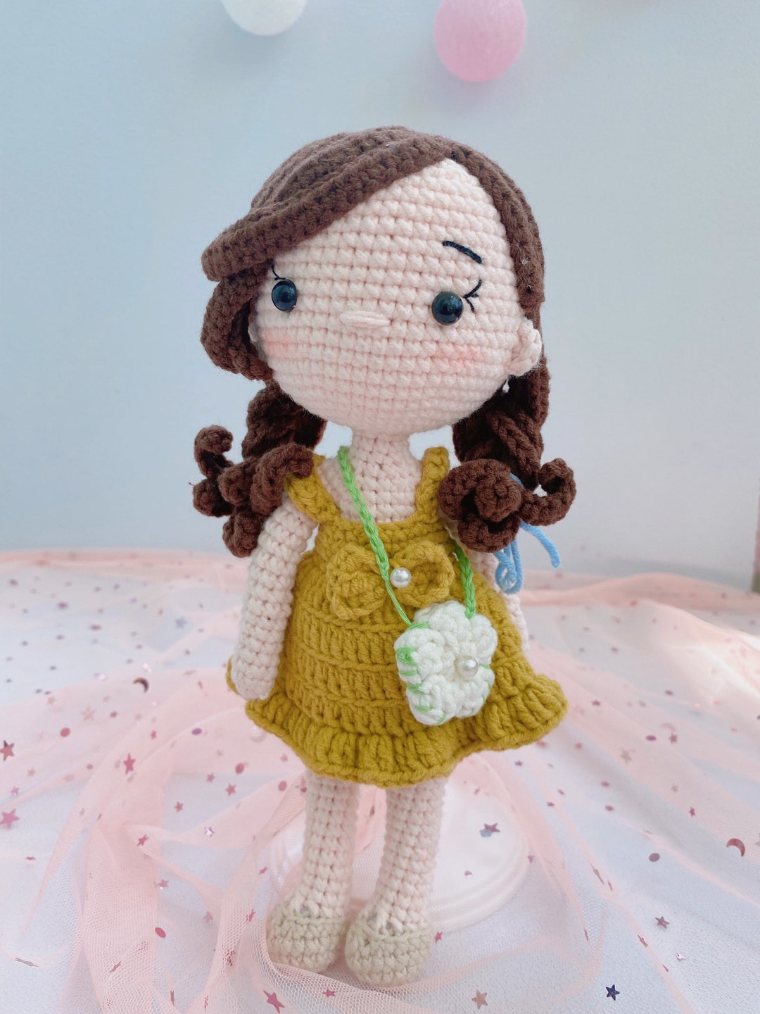 Lovely Girl Handmade Doll, Handmade Crochet Doll for Kids, Gift for ...