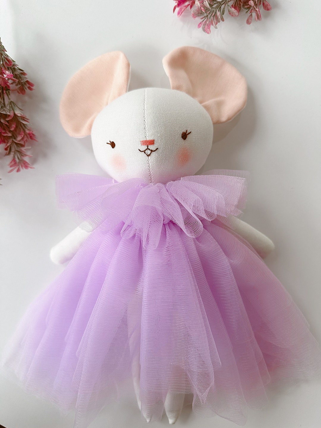 Fabric Rat Doll Mouse Doll Baby Soft Princess Rat Doll, Stuffed ...