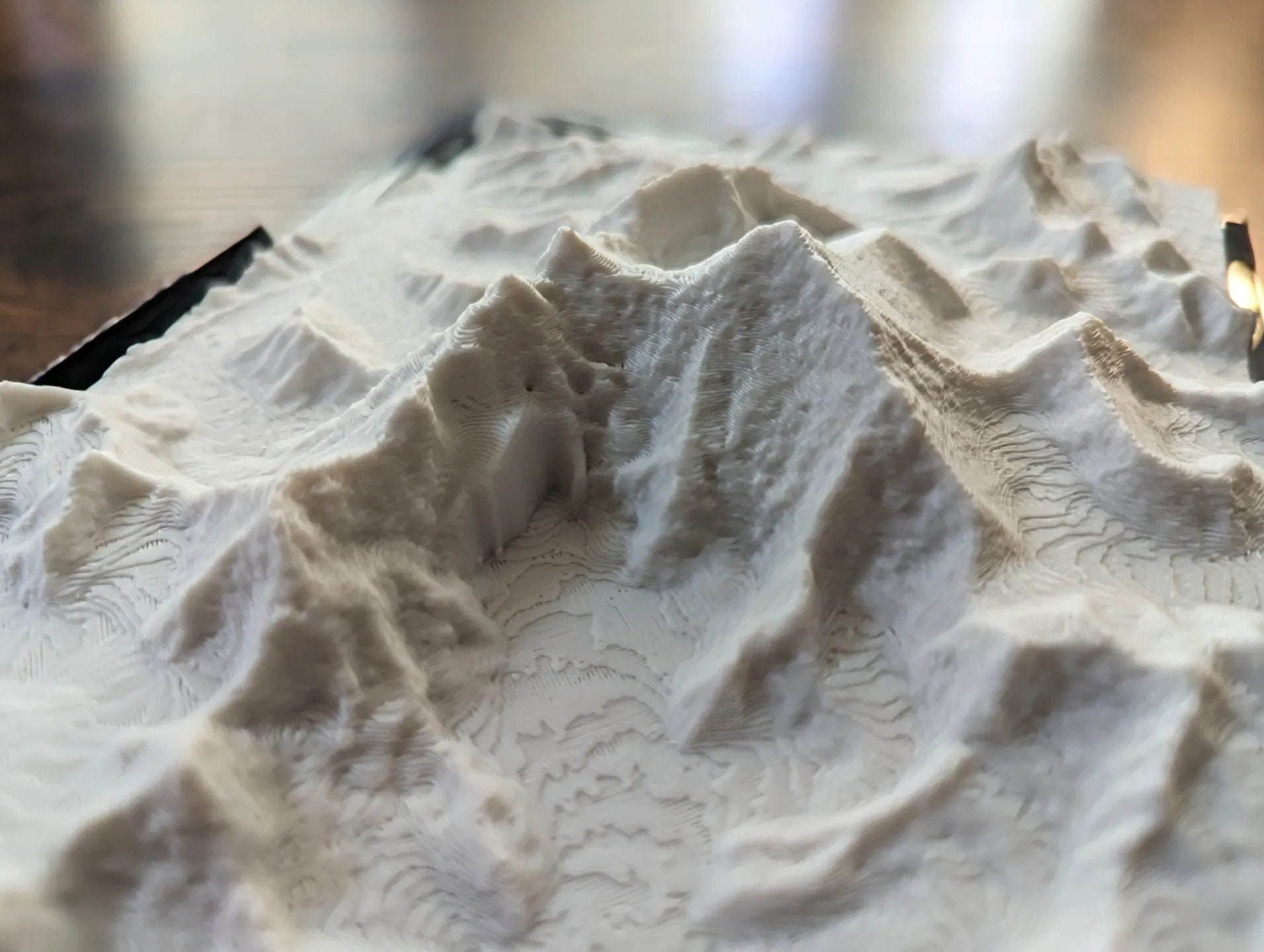 Mt Everest 3D Miniature 3D Map 3D Miniature Topographical Map Urban ...