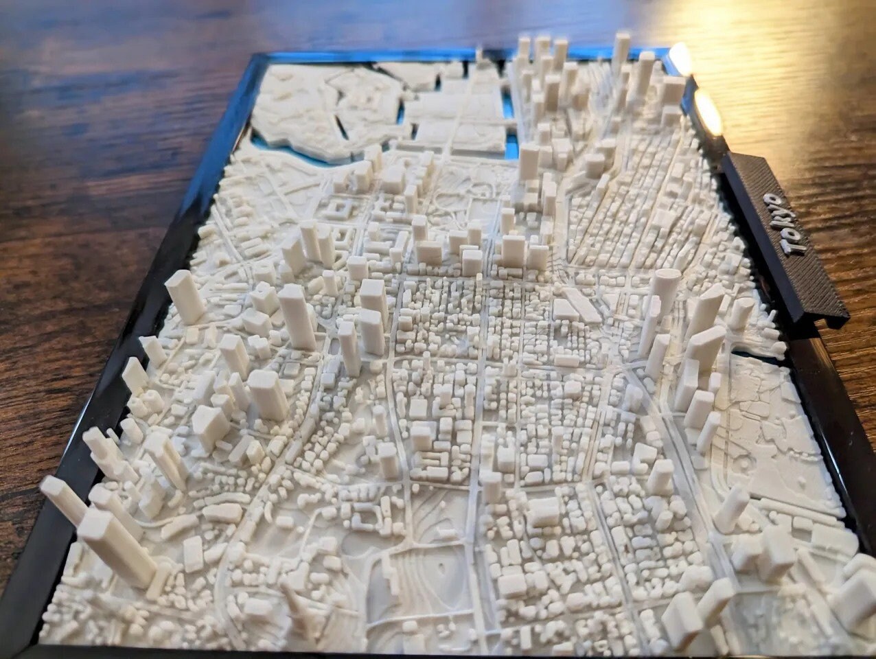 Tokyo Japan 3D Map 3D Miniature Topographical Map Urban Landscapes ...