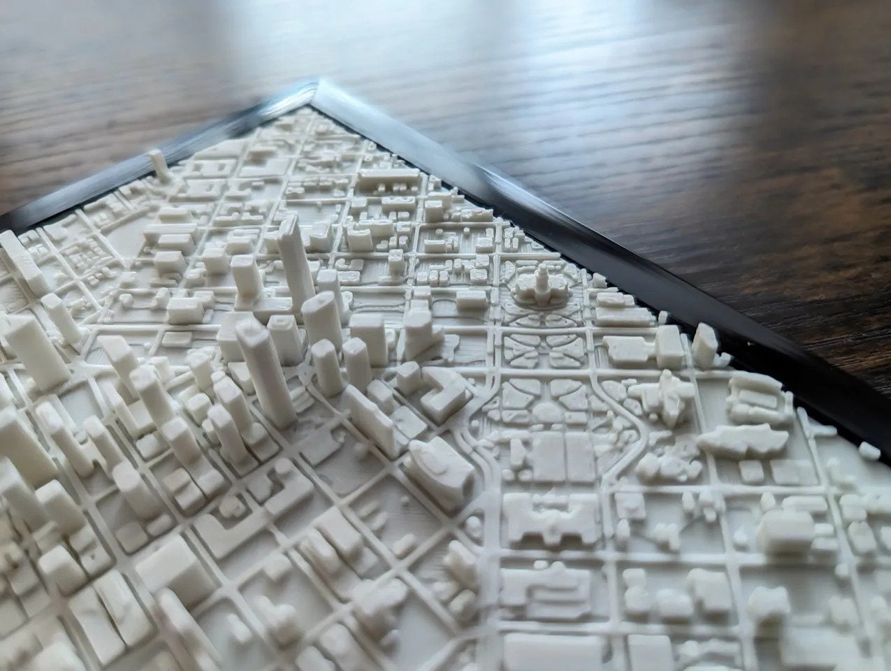 Denver Colorado 3D Map 3D Miniature Topographical Map Urban Landscapes ...