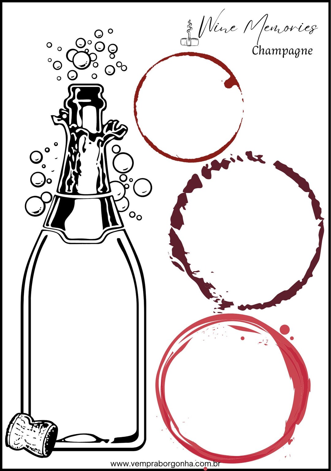 Champagne Tasting Form Pdf A5 to Print - Etsy