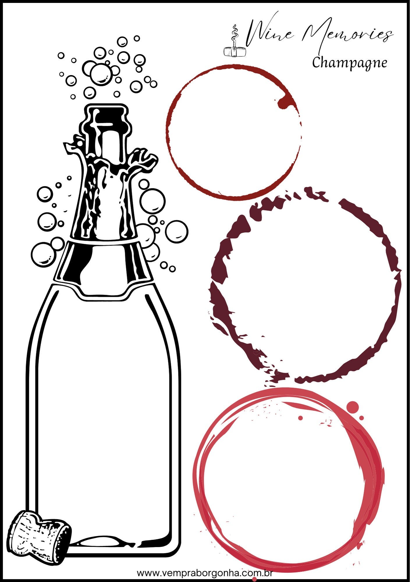 Champagne Tasting Form Pdf A5 to Print - Etsy