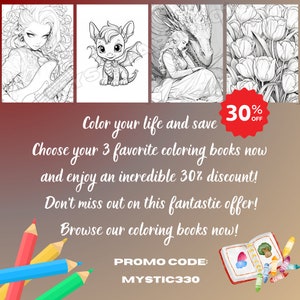 Cute Autumn Fashion Girl Part 2. Coloring Book 30 Page Grayscale ...