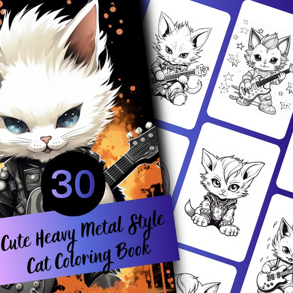 Heavy Metal Coloring Book Adults - Etsy