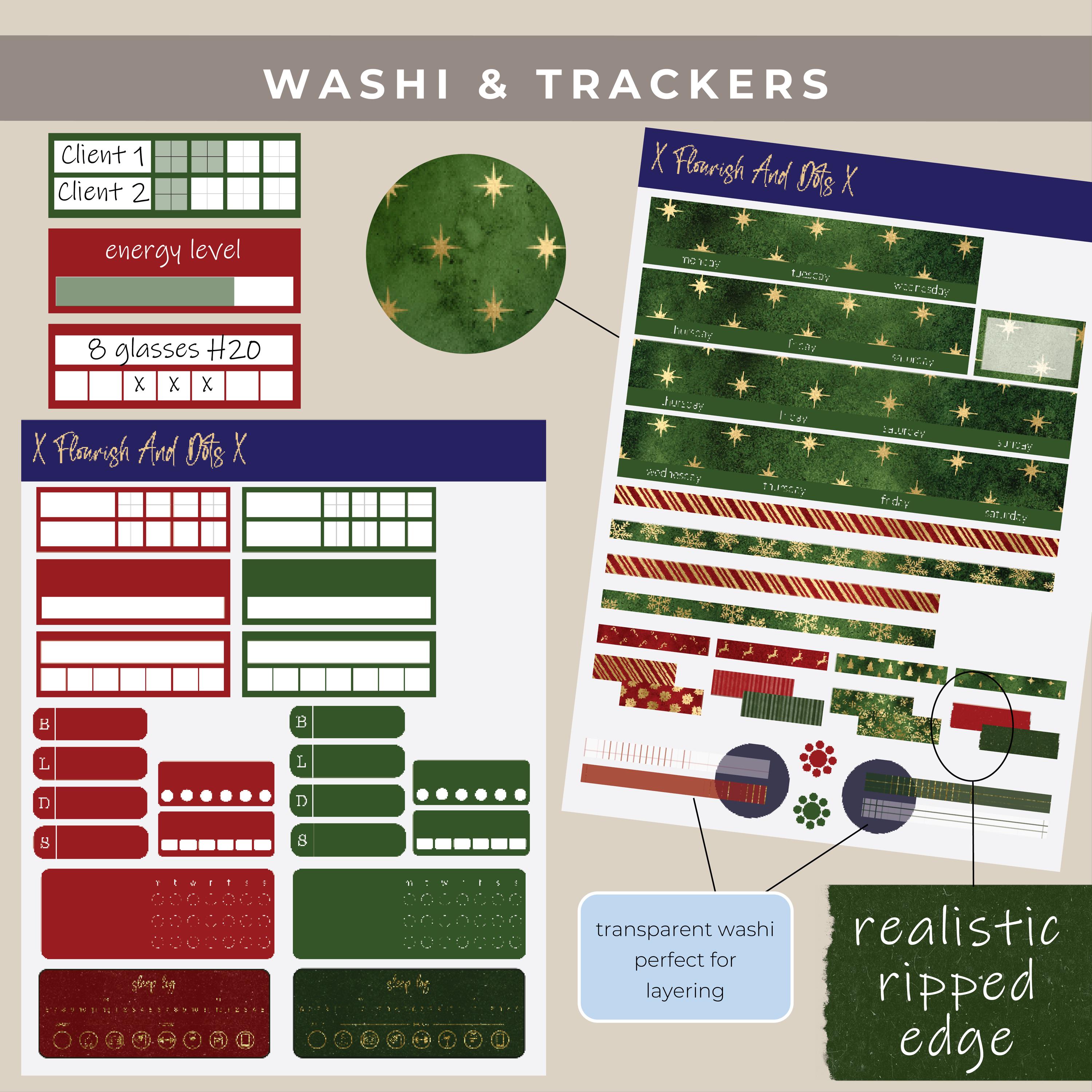 Holiday Digital Planner Stickers & Instant Goodnotes Planner Spreads ...