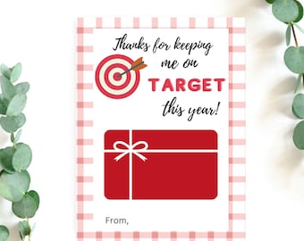 Teacher Appreciation Target Gift Card Holder - Etsy