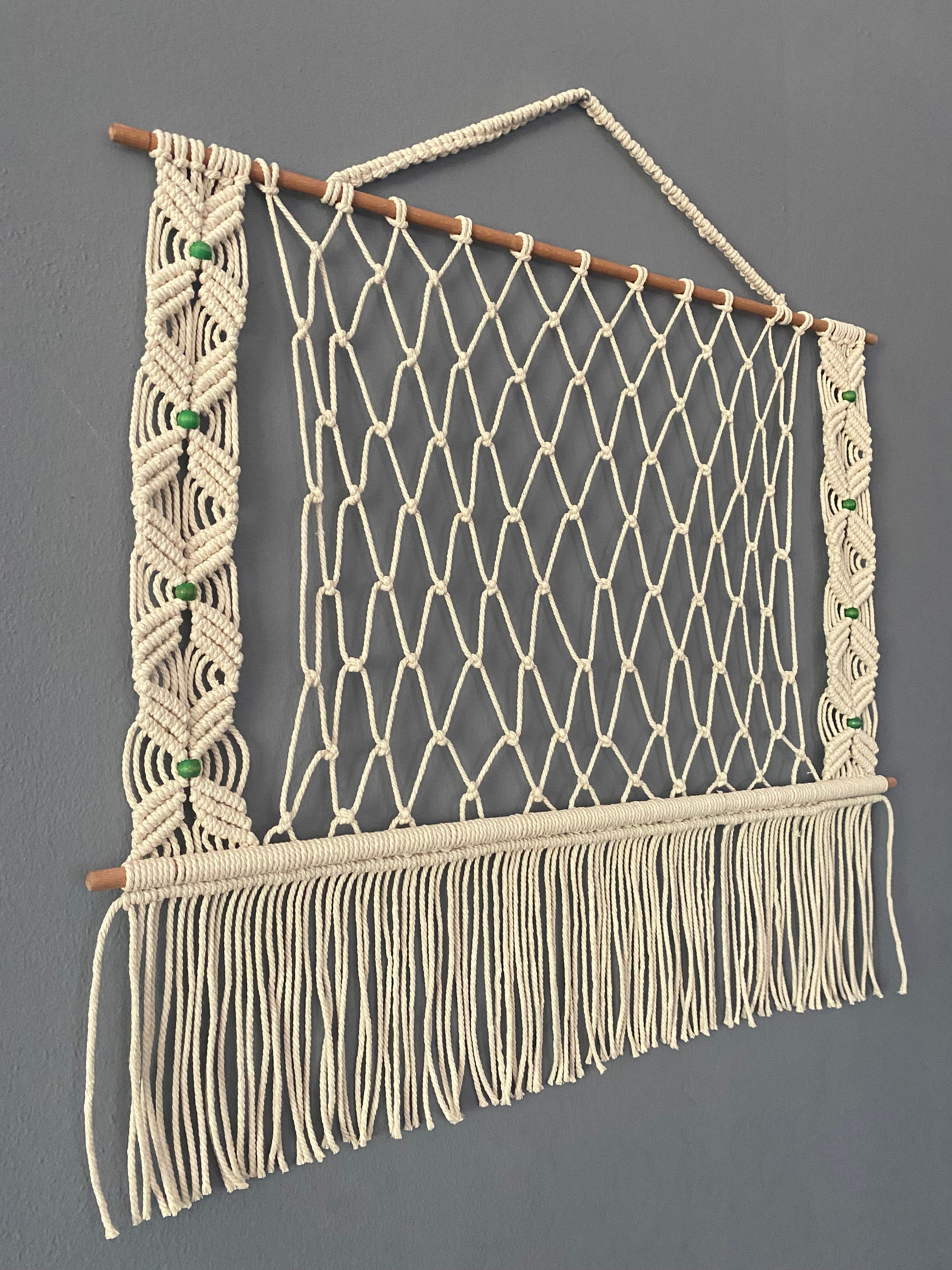 Macrame Photo Hanger, Boho Twine Photo Display, Collage Dorm Wall Decor ...