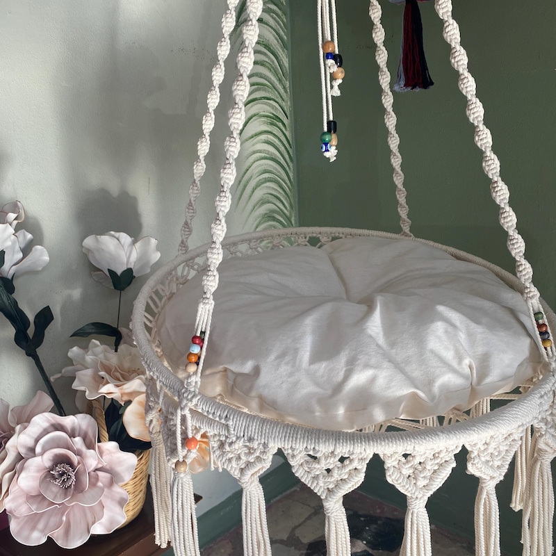 Macrame Cat Bed - Etsy