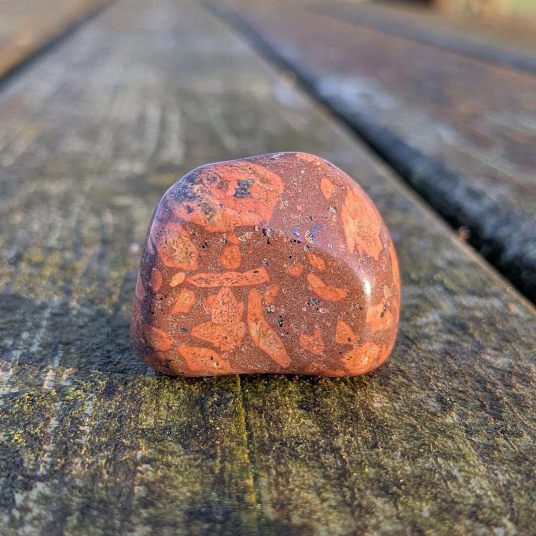 Amazing Brick Red Polished Porphyry With Alkali Feldspar Crystals, Note ...