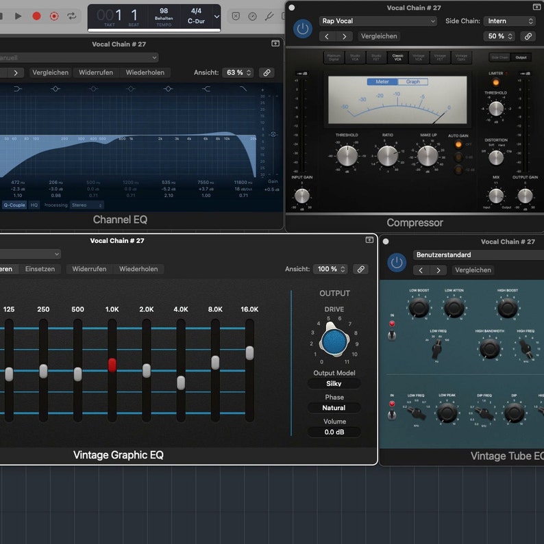 Mega Vocal Mixing Template - Logic Edition - Etsy