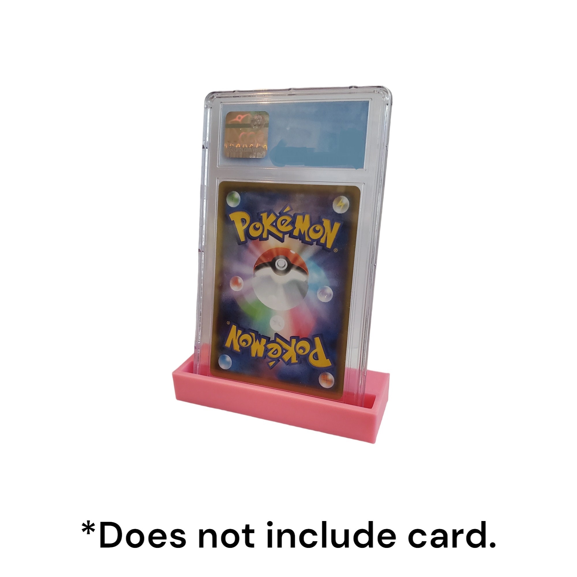 Modern 3D Printed Card Display Stand - Elegant Showcase for PSA/BGS/CGC ...