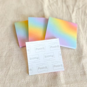 Pastel Rainbow Sticky Notes Little Turkey Shoppe Cute Pastel Sticky ...