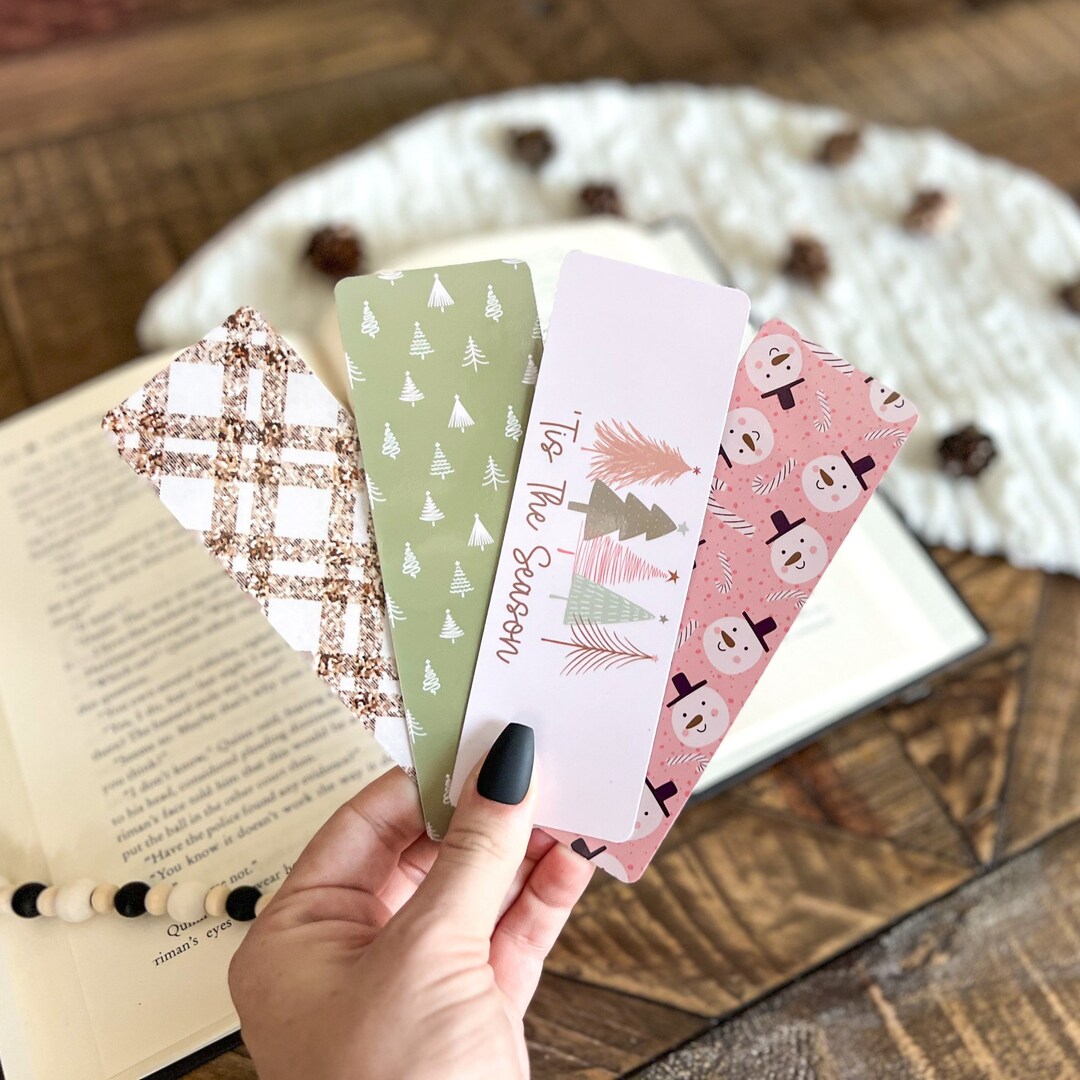 Tis the Season Christmas Bookmarks | Little Turkey Shoppe | Pink ...