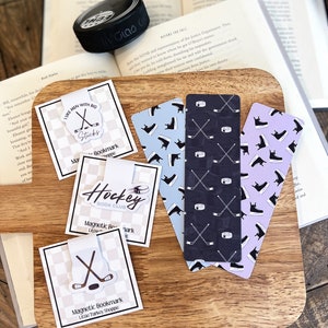 Hockey Stick Magnetic Bookmark | Little Turkey Shoppe | Hockey Romance ...