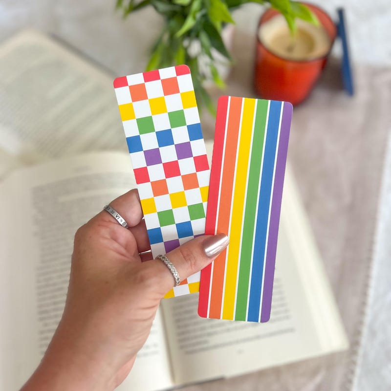 Bi Pride Bookmark - Etsy